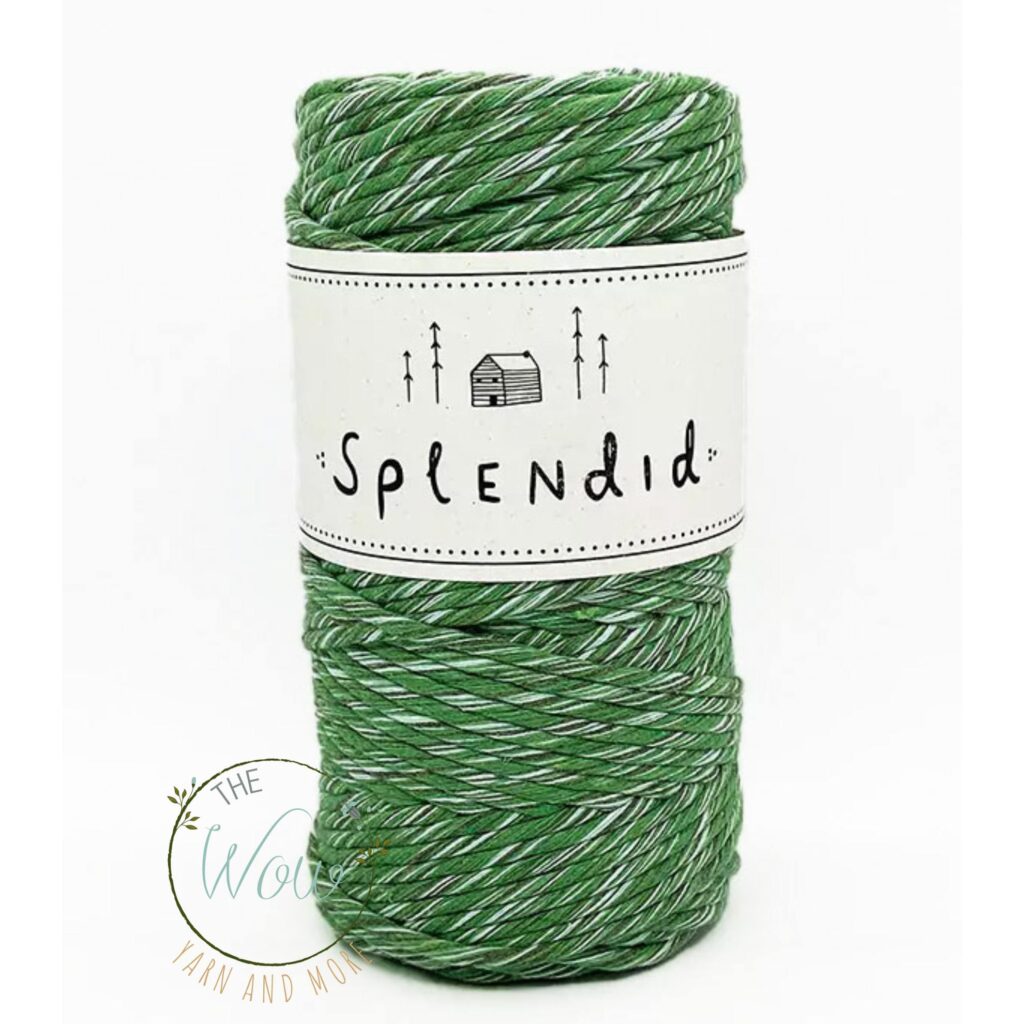 Splendid makramé fonal 3 mm - mojito The WOW fonal