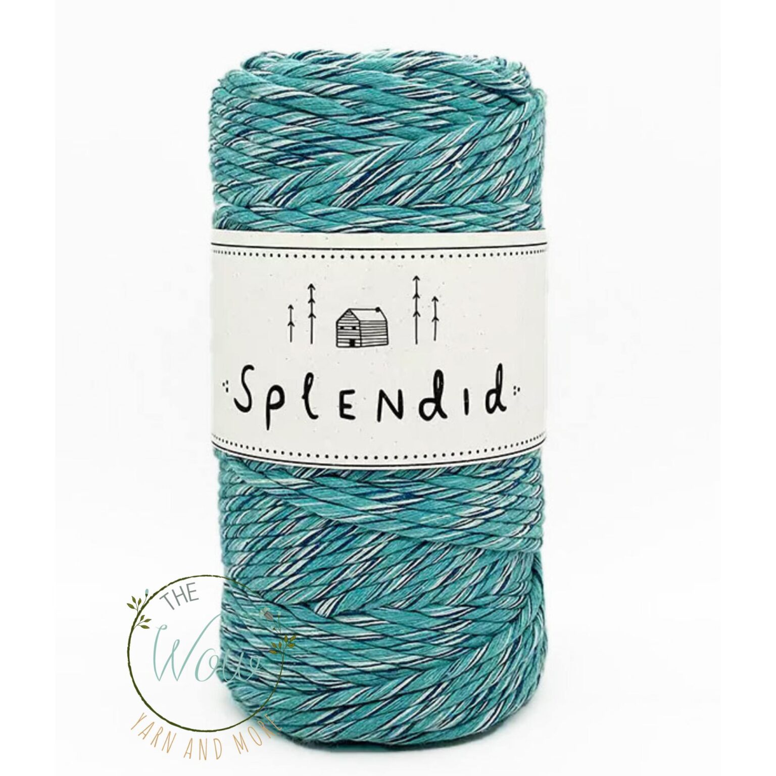 Splendid makramé fonal 3 mm - tenger The WOW fonal